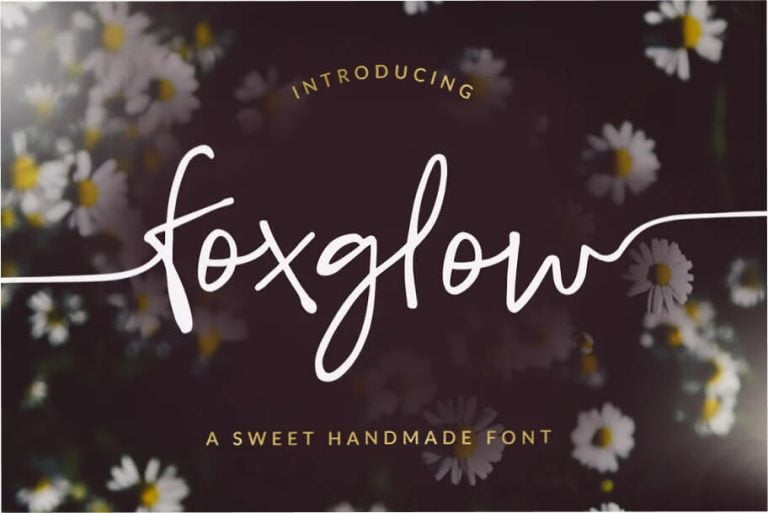 Foxglow Font Free Download - Fontaza