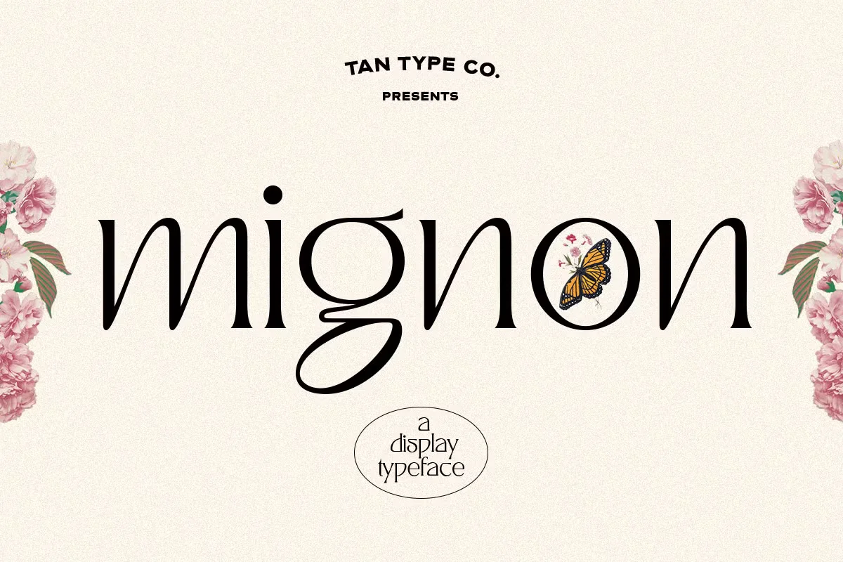 Tan Mignon Font Family Free Download | Display Fonts